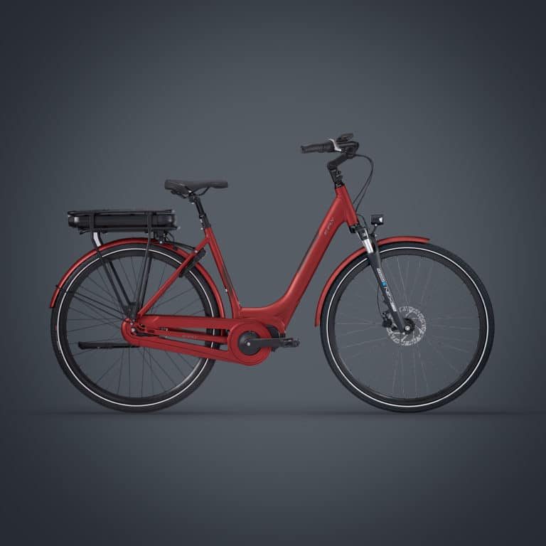 E-Fly Away centersuspension elcykel med centermotor