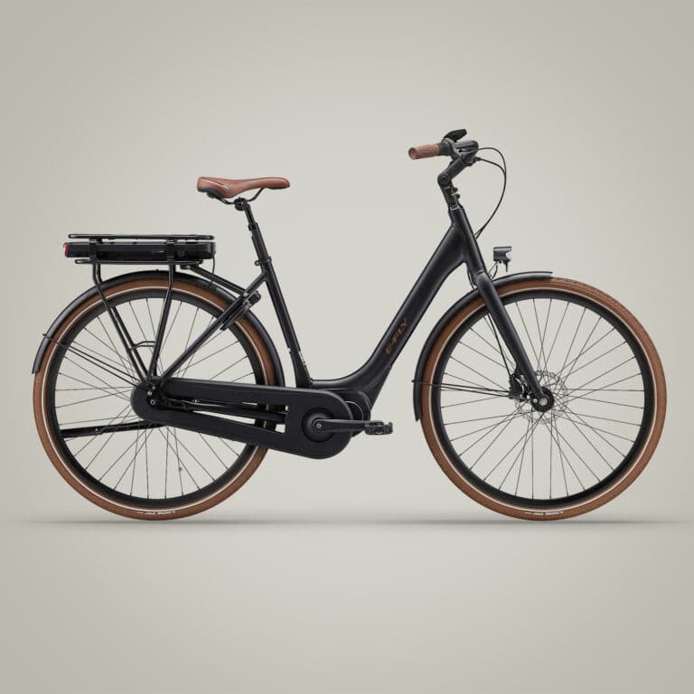 E-Fly Away centersuspension elcykel med centermotor